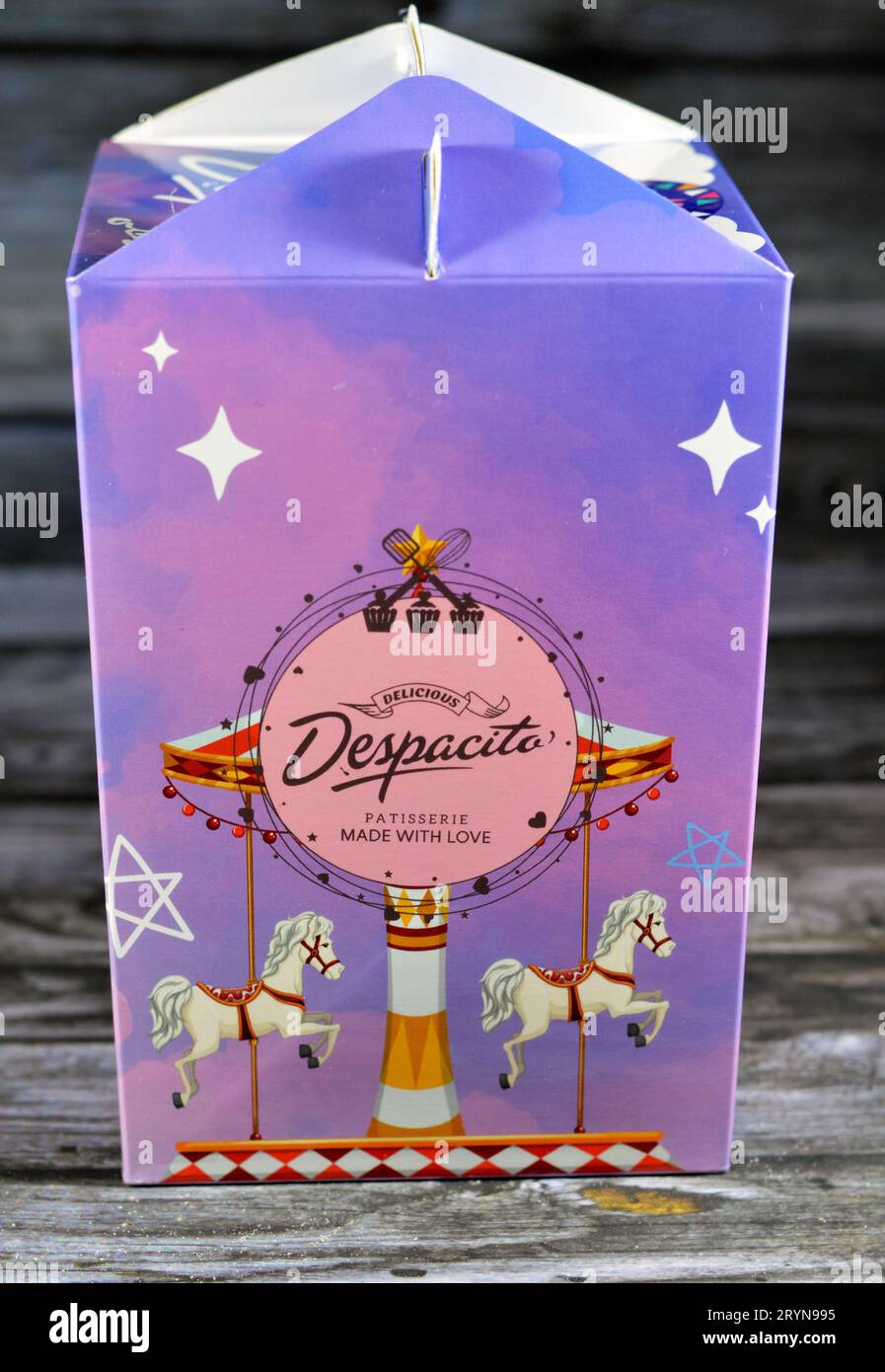 Cairo, Egypt, September 27 2023: Despacito Patisserie collection of ...