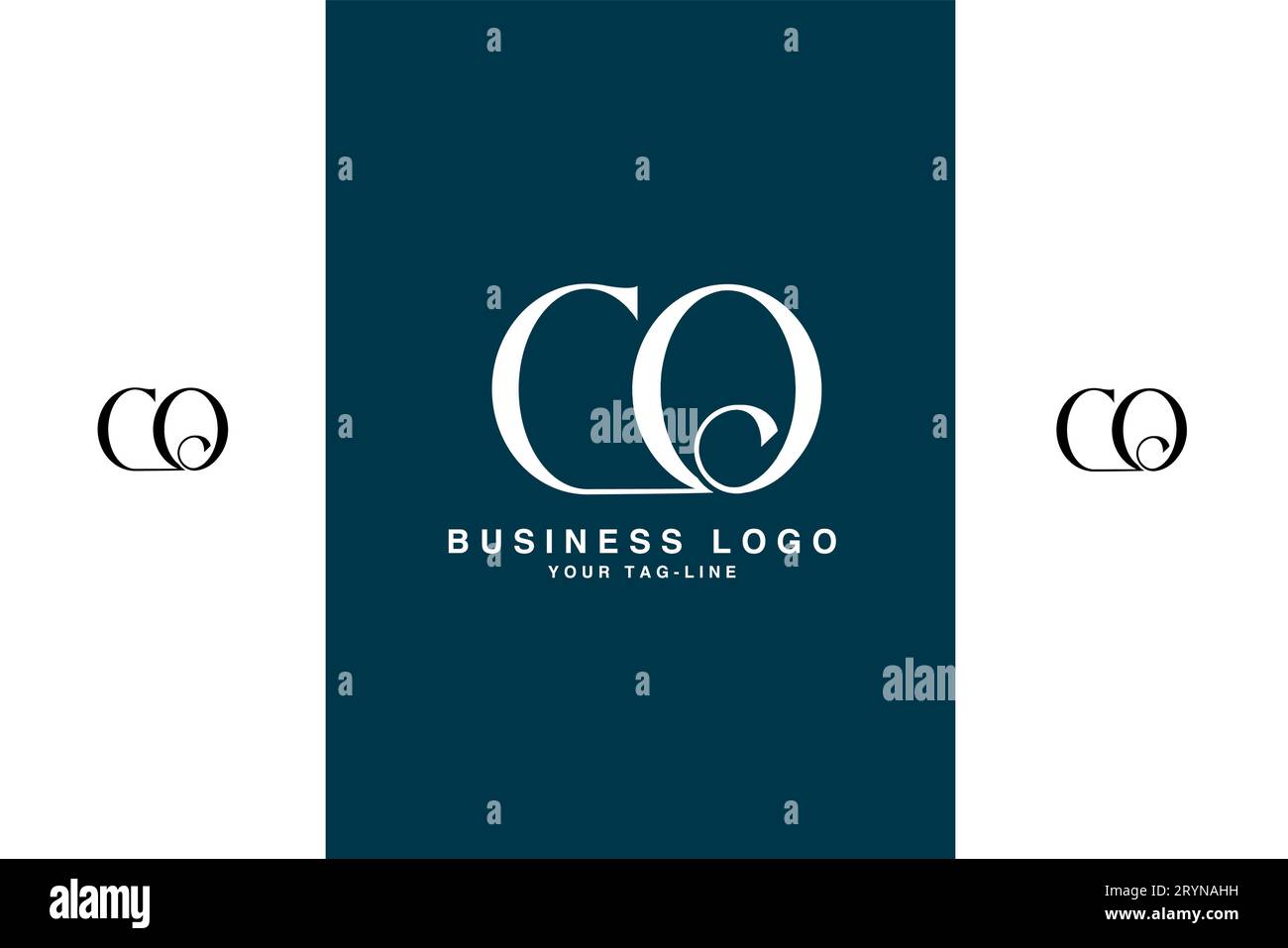 O monogram logo hi-res stock photography and images - Alamy