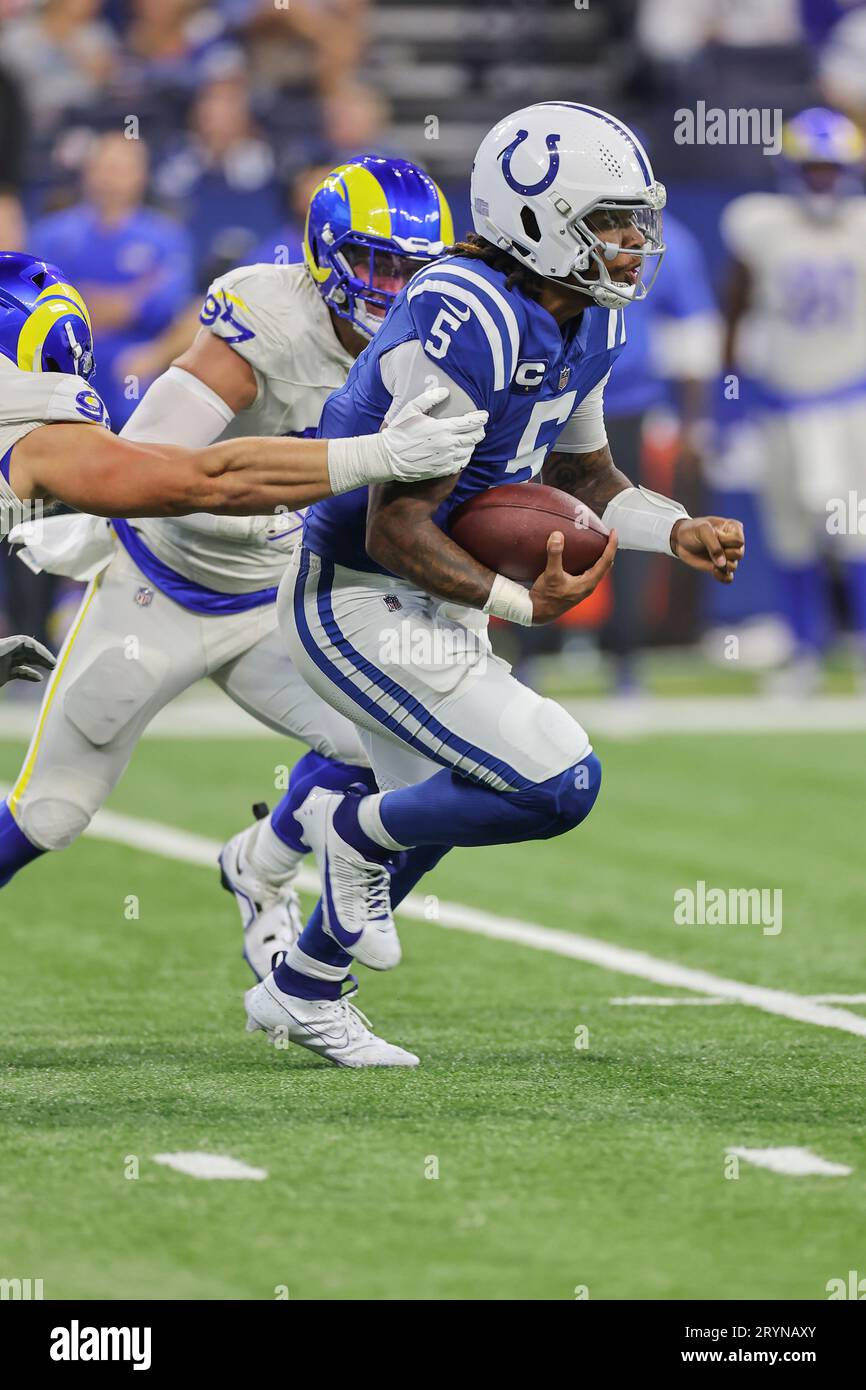 Indianapolis, IN USA; Indianapolis Colts quarterback Anthony Richardson ...