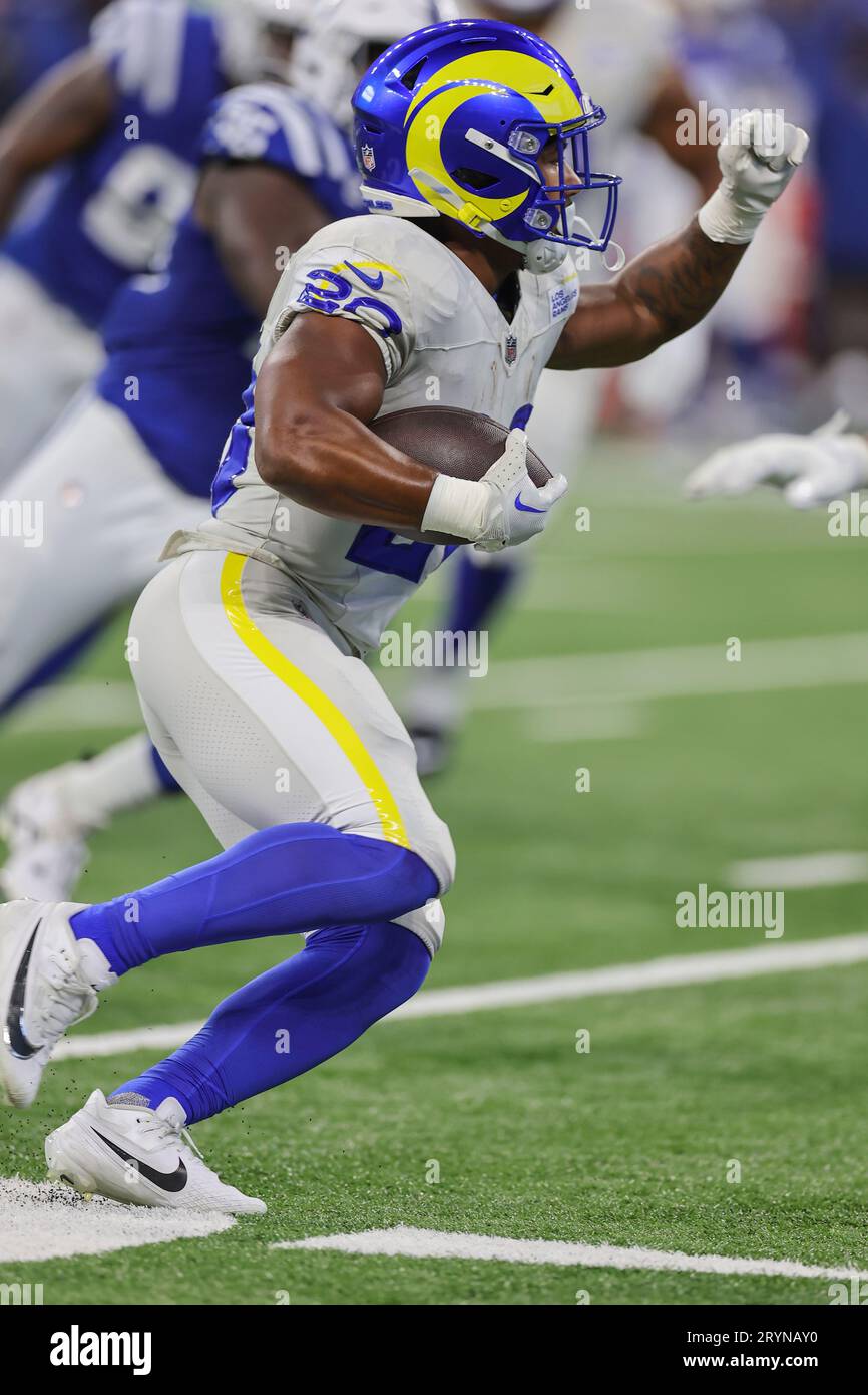 Indianapolis, IN USA; Los Angeles Rams running back Ronnie Rivers (20 ...