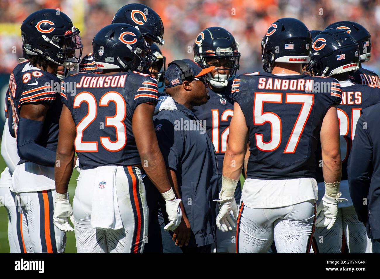 Chicago, IL, USA. 1st Oct, 2023. Chicago Bears special teams ...
