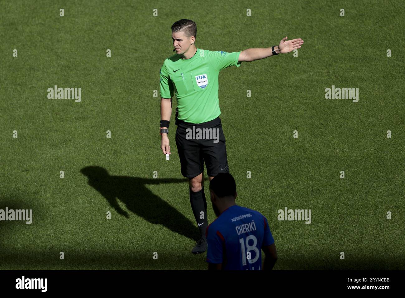 Referee Francois Letexier during the French championship Ligue 1 ...