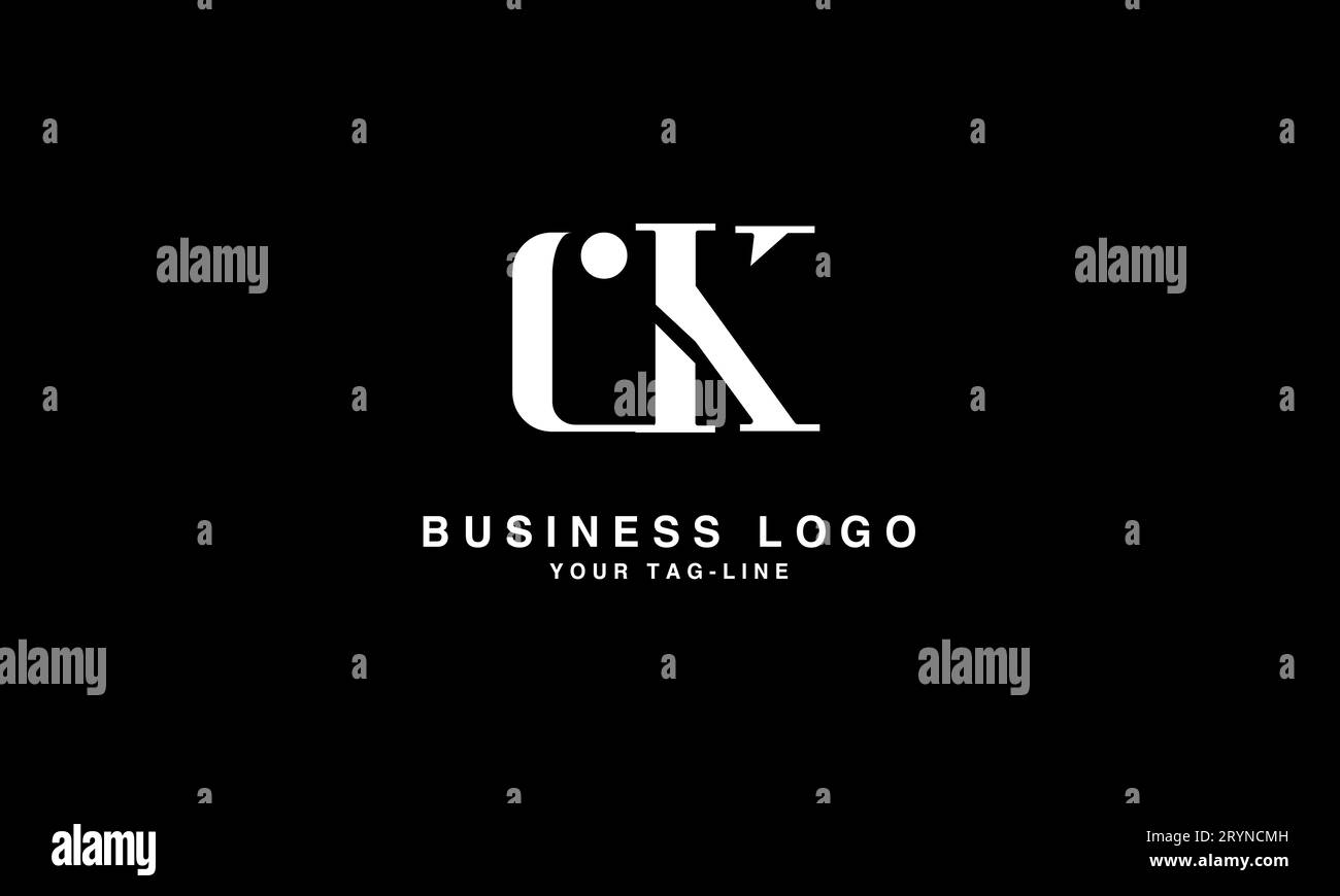 CK, KC, Abstract Letters Logo Monogram Stock Vector Image & Art - Alamy