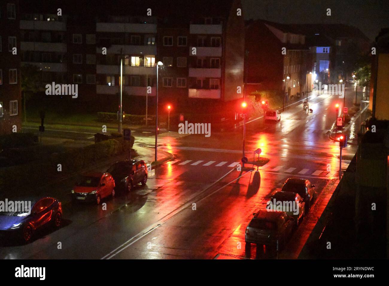 02 Oct.. 2023/Weather rain fall morning in Kastrup danish capital ...