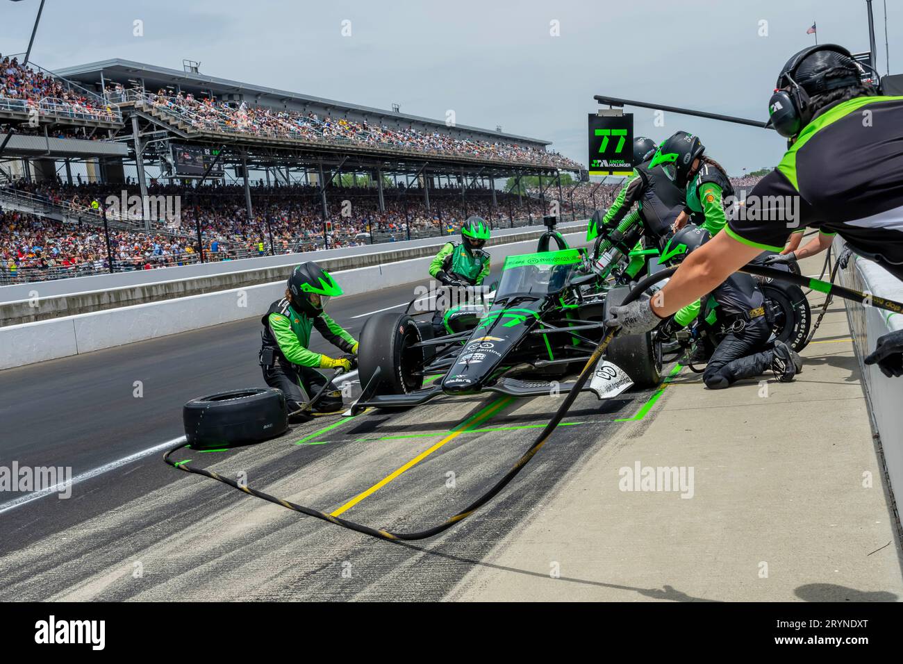 INDYCAR Series: May 28 Indianapolis 500 Pit Stops Stock Photo - Alamy
