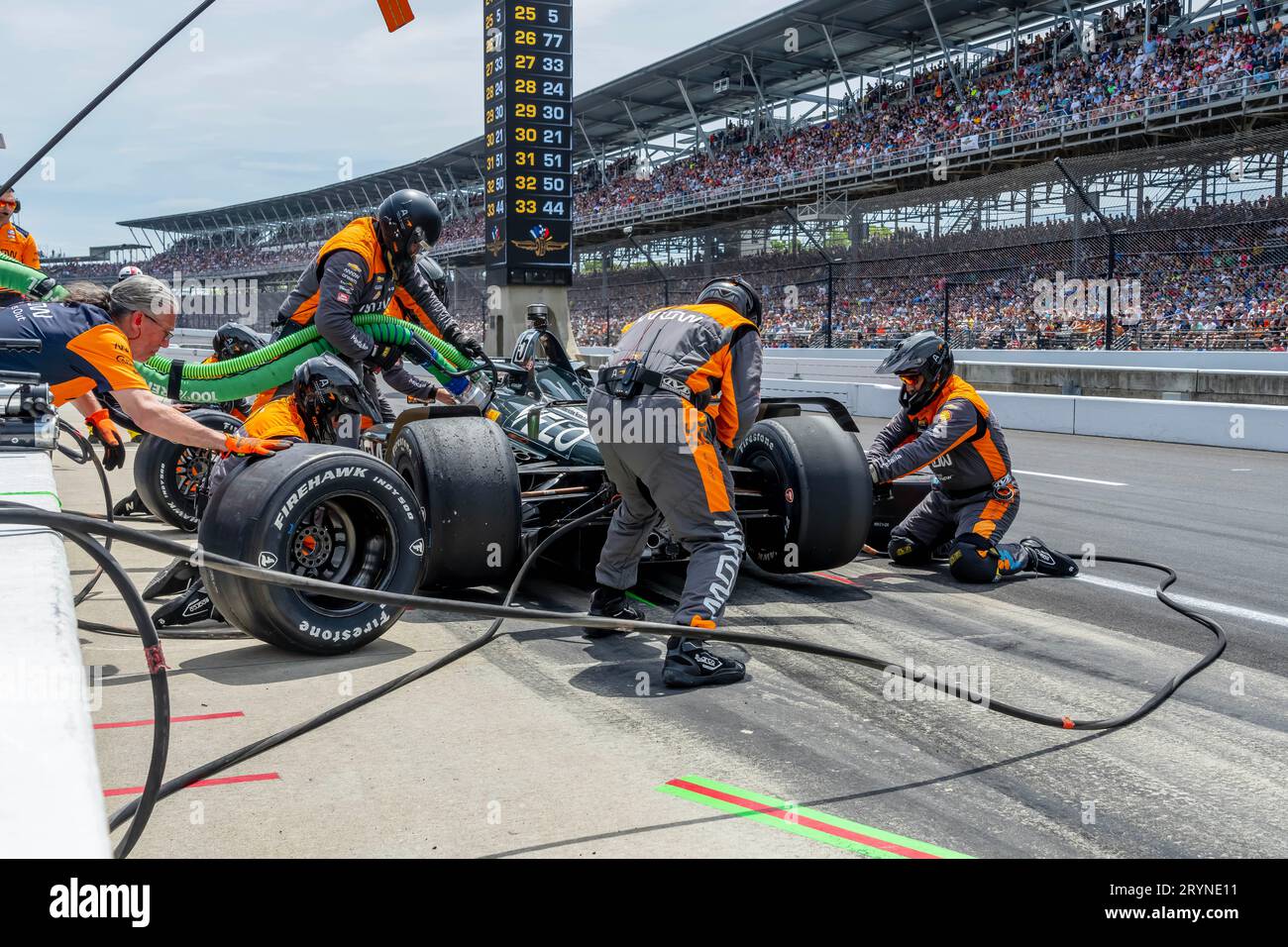 INDYCAR Series: May 28 Indianapolis 500 Pit Stops Stock Photo - Alamy
