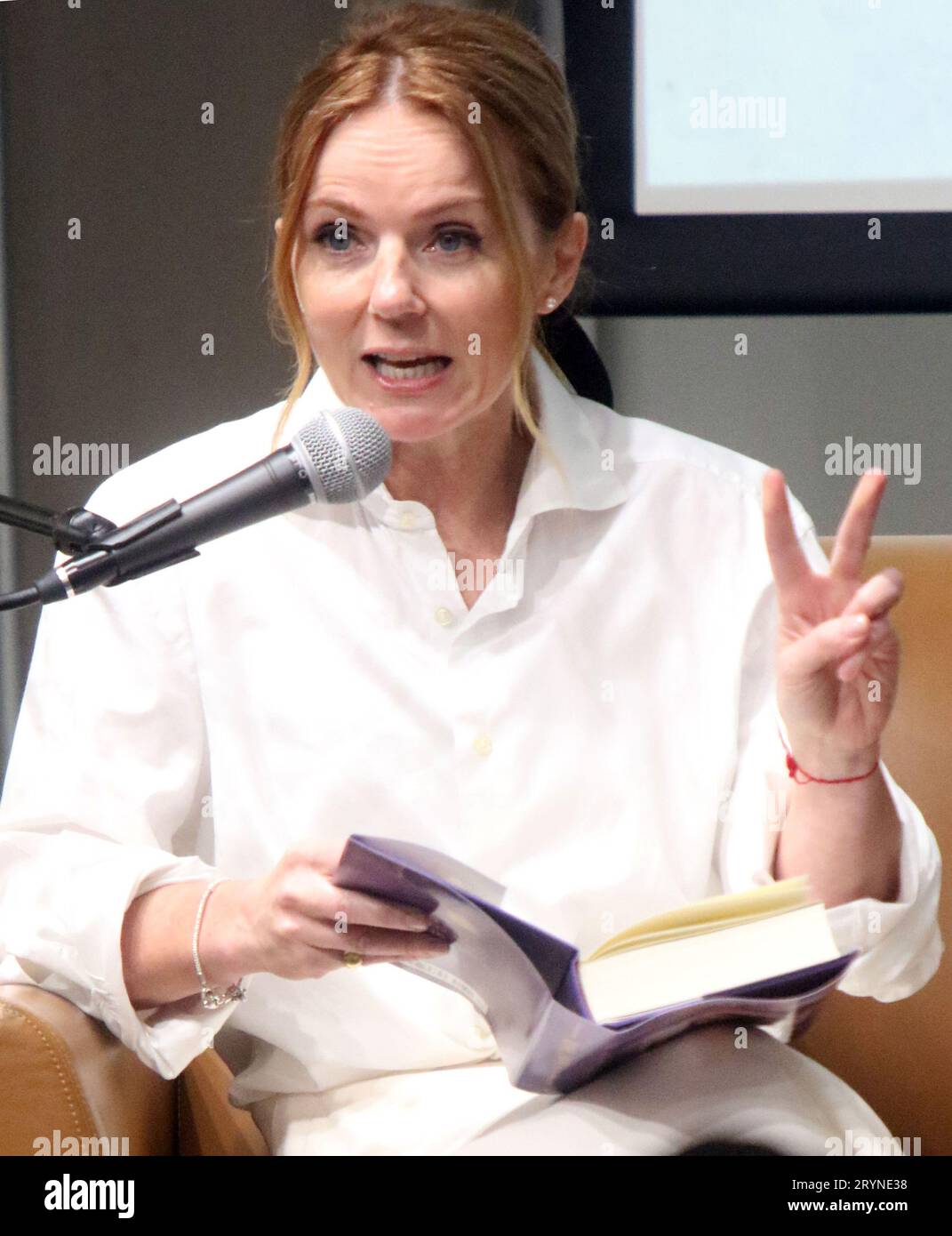 New York, NY, USA. 1st Oct, 2023. Geri Halliwell-Horner signing and ...