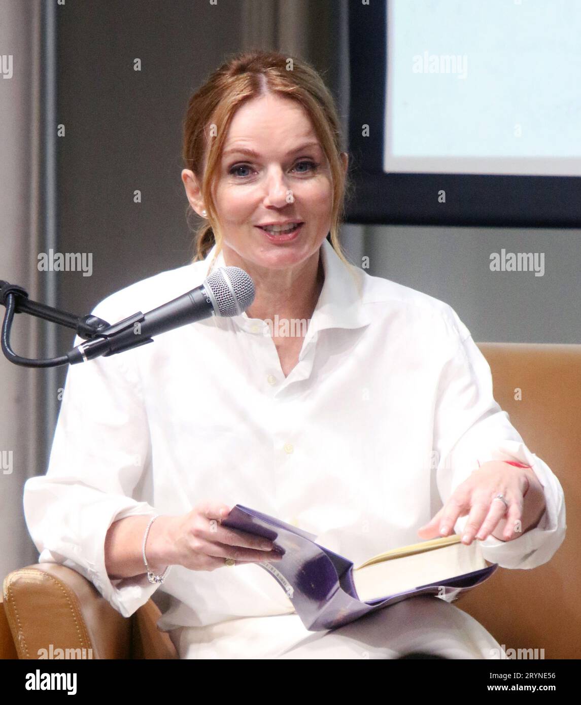 New York, NY, USA. 1st Oct, 2023. Geri Halliwell-Horner signing and ...