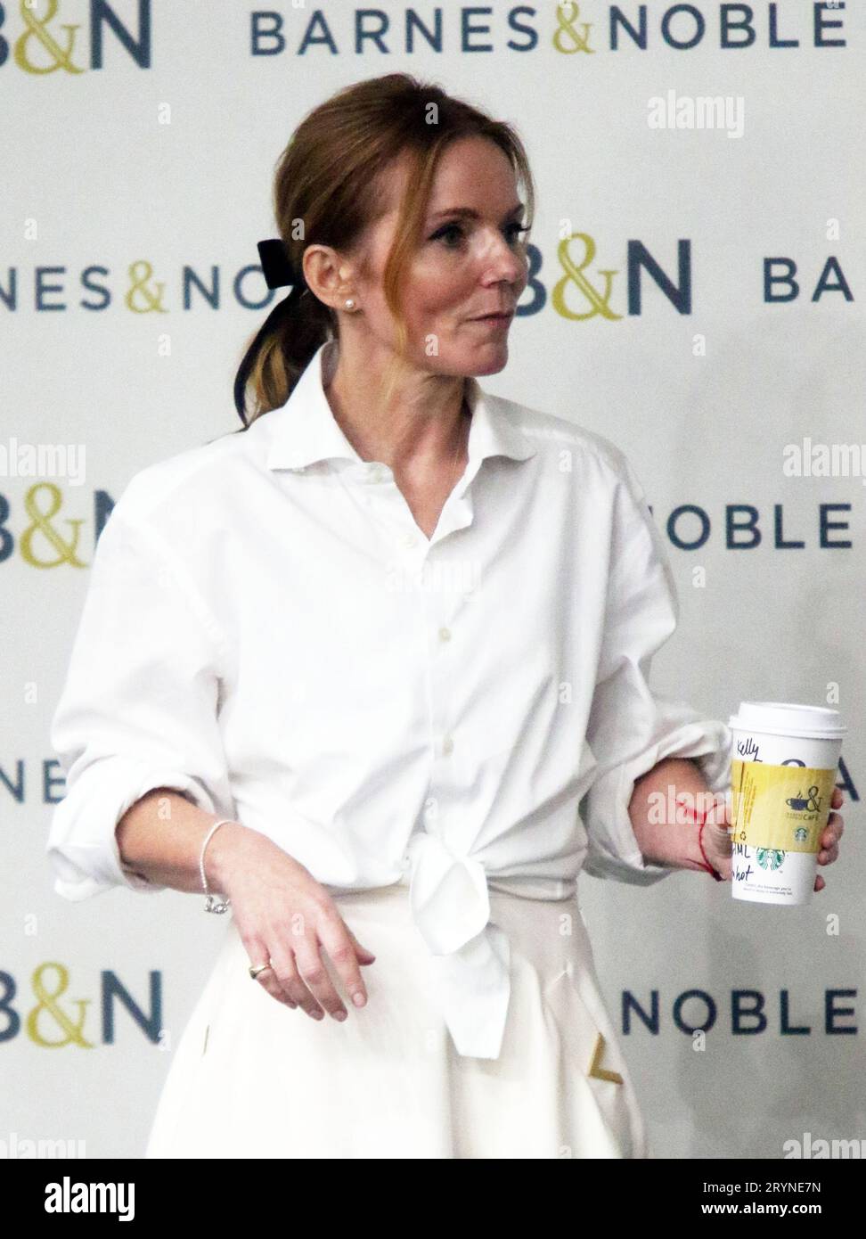 New York, NY, USA. 1st Oct, 2023. Geri Halliwell-Horner signing and ...