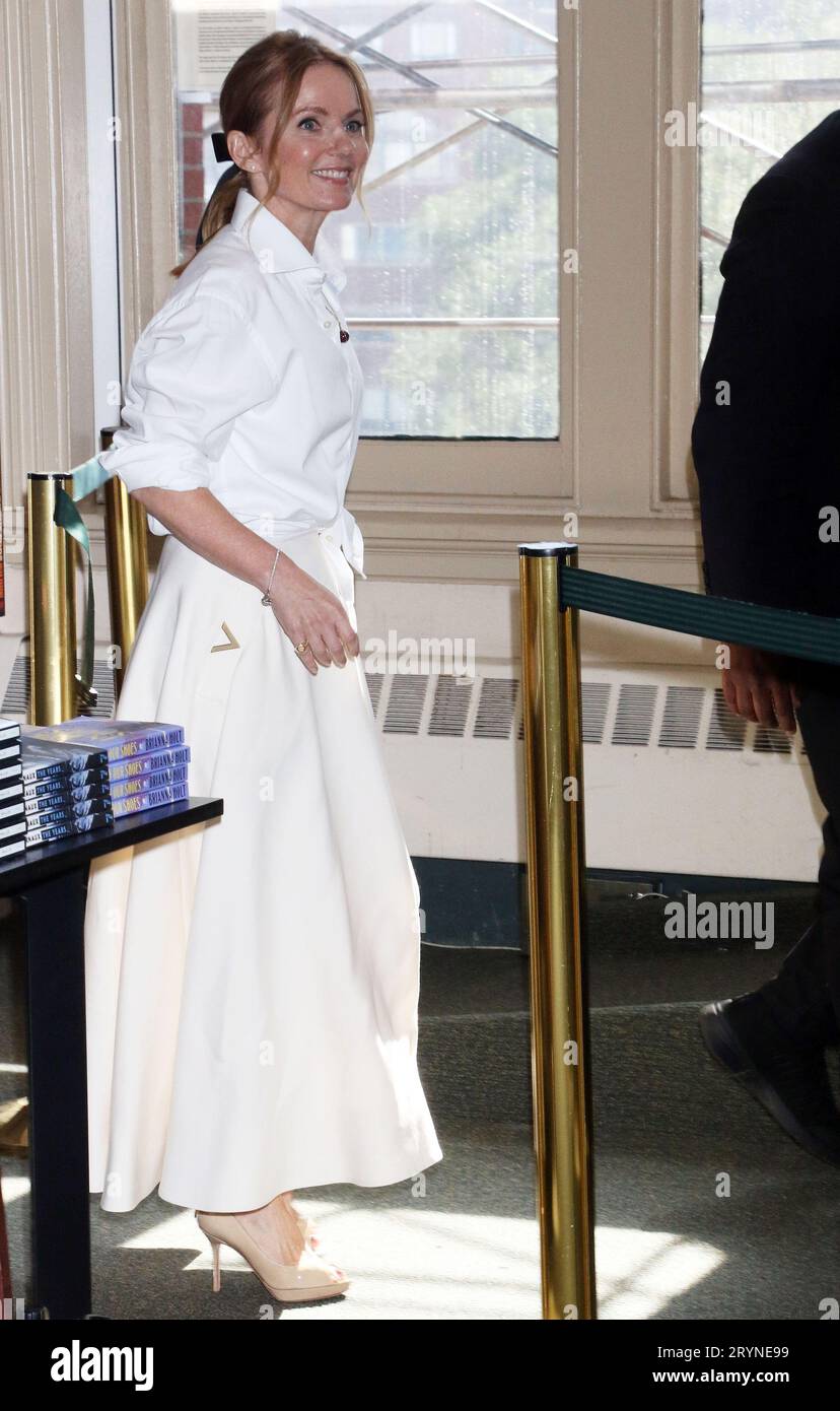 New York, NY, USA. 1st Oct, 2023. Geri Halliwell-Horner signing and ...
