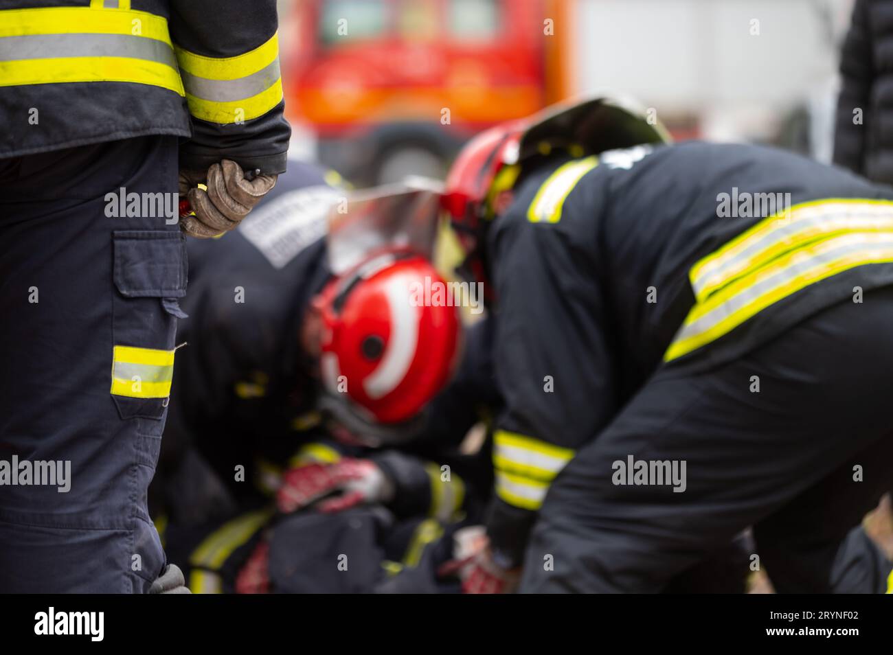 Car crash with trapped victim hi-res stock photography and images - Alamy