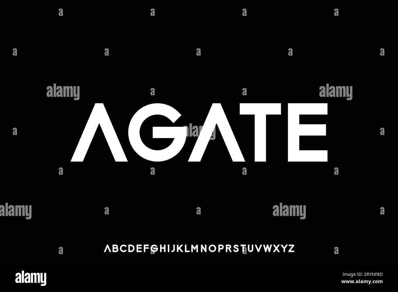 Elegant modern strong sans serif display font Stock Vector Image & Art ... Elegant modern strong sans serif display font Stock Vector Image & Art ...
