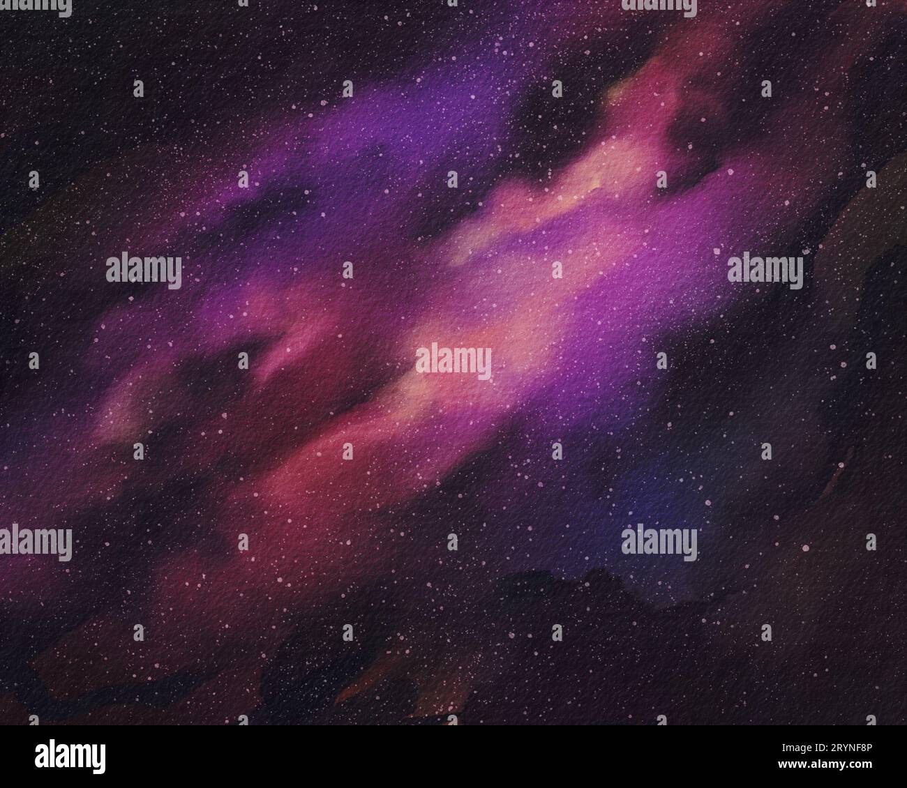 Enchanting cosmic backdrop. Celestial night sky with shimmering ...