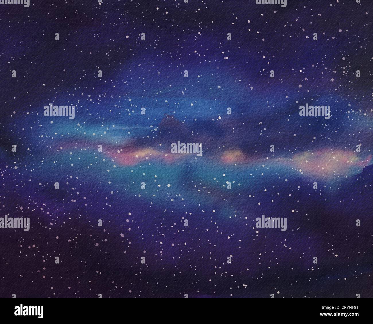 Mesmerizing cosmic backdrop. Star-studded night sky. Gleaming galaxies ...