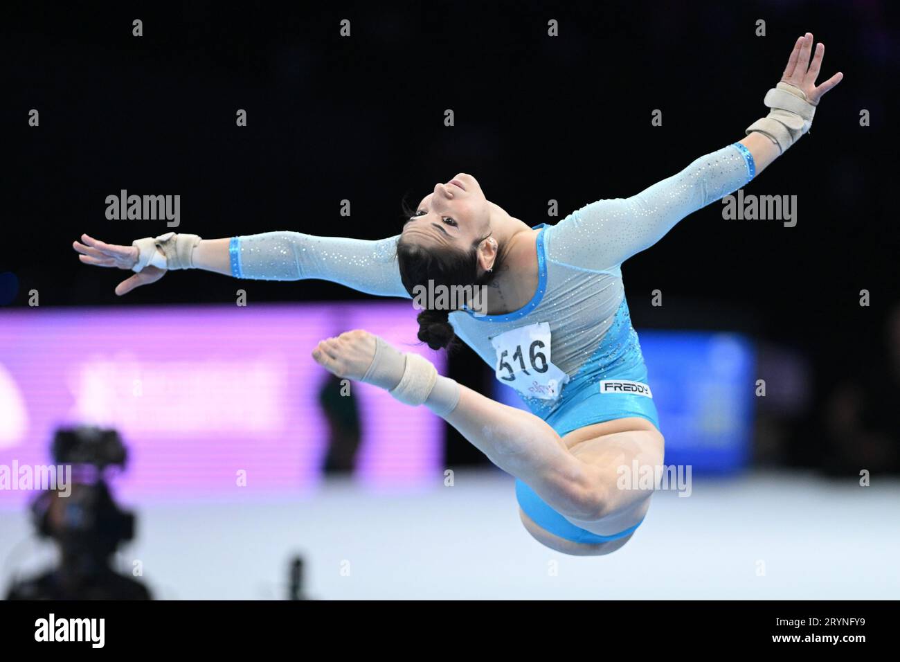 Antwerp, Belgium. 01st Oct, 2023. Elisa Iorio (ITA) floor during 52nd Artistic Gymnastics World ...
