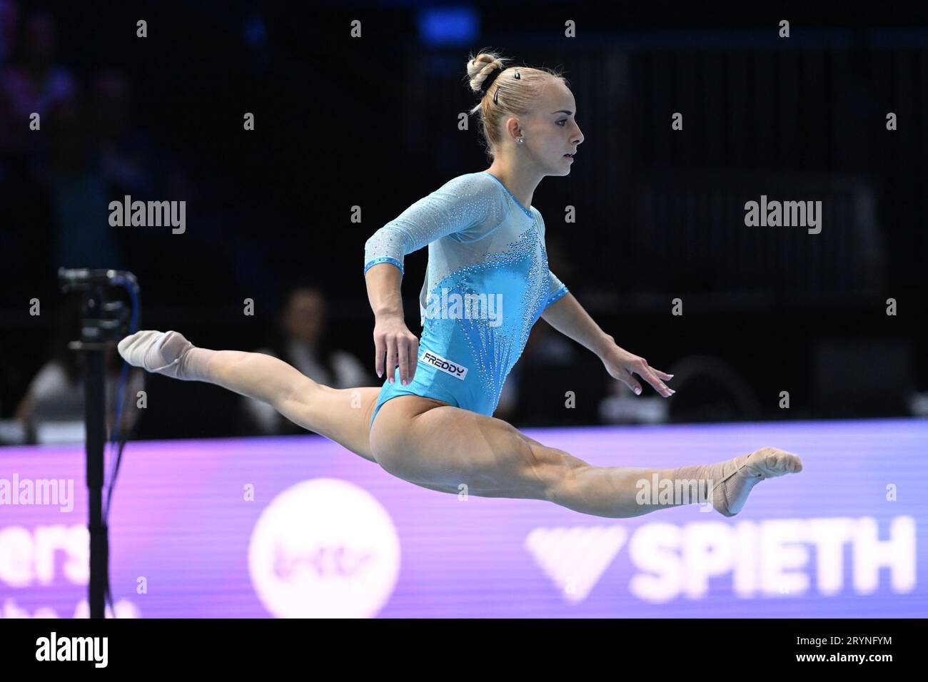 Antwerp, Belgium. 01st Oct, 2023. Alice D'Amato (ITA) floor during 52nd Artistic Gymnastics ...