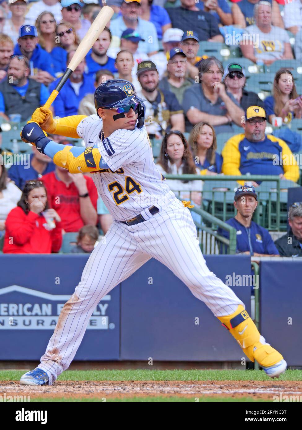 Milwaukee, WI USA; Milwaukee Brewers catcher William Contreras (24 ...