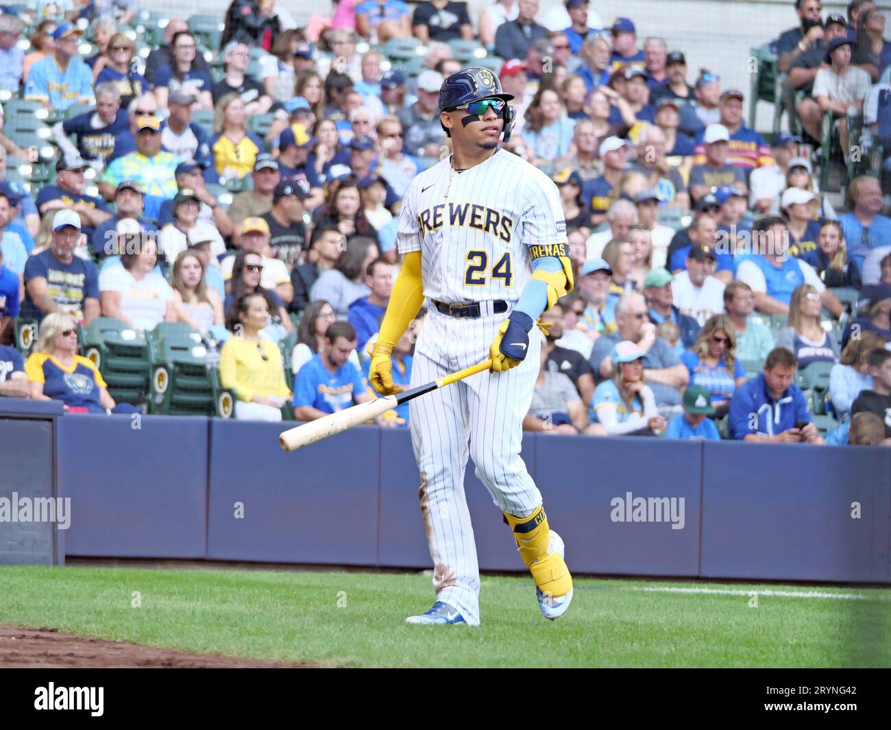Milwaukee, WI USA; Milwaukee Brewers catcher William Contreras (24 ...