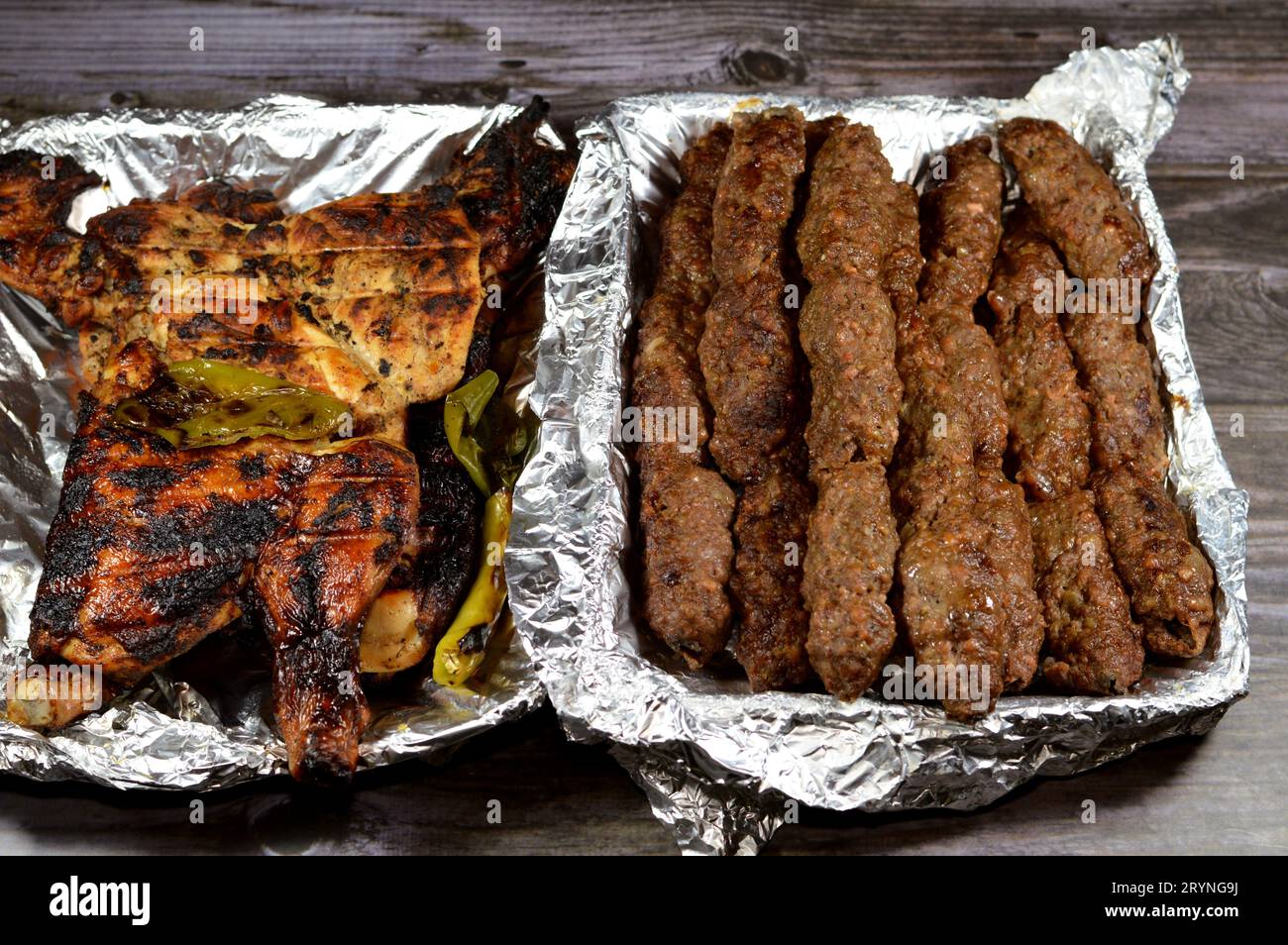 Background of Arabic cuisine traditional food beef Kofta and tarb kofta ...