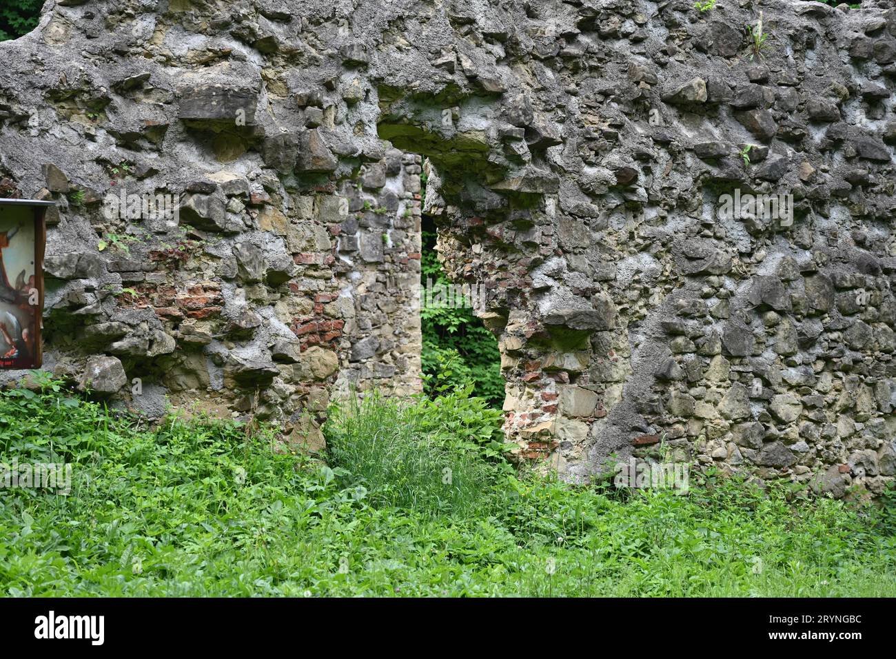 Monastery ruin of the Franciscan, Riederberg, Austria Stock Photo - Alamy