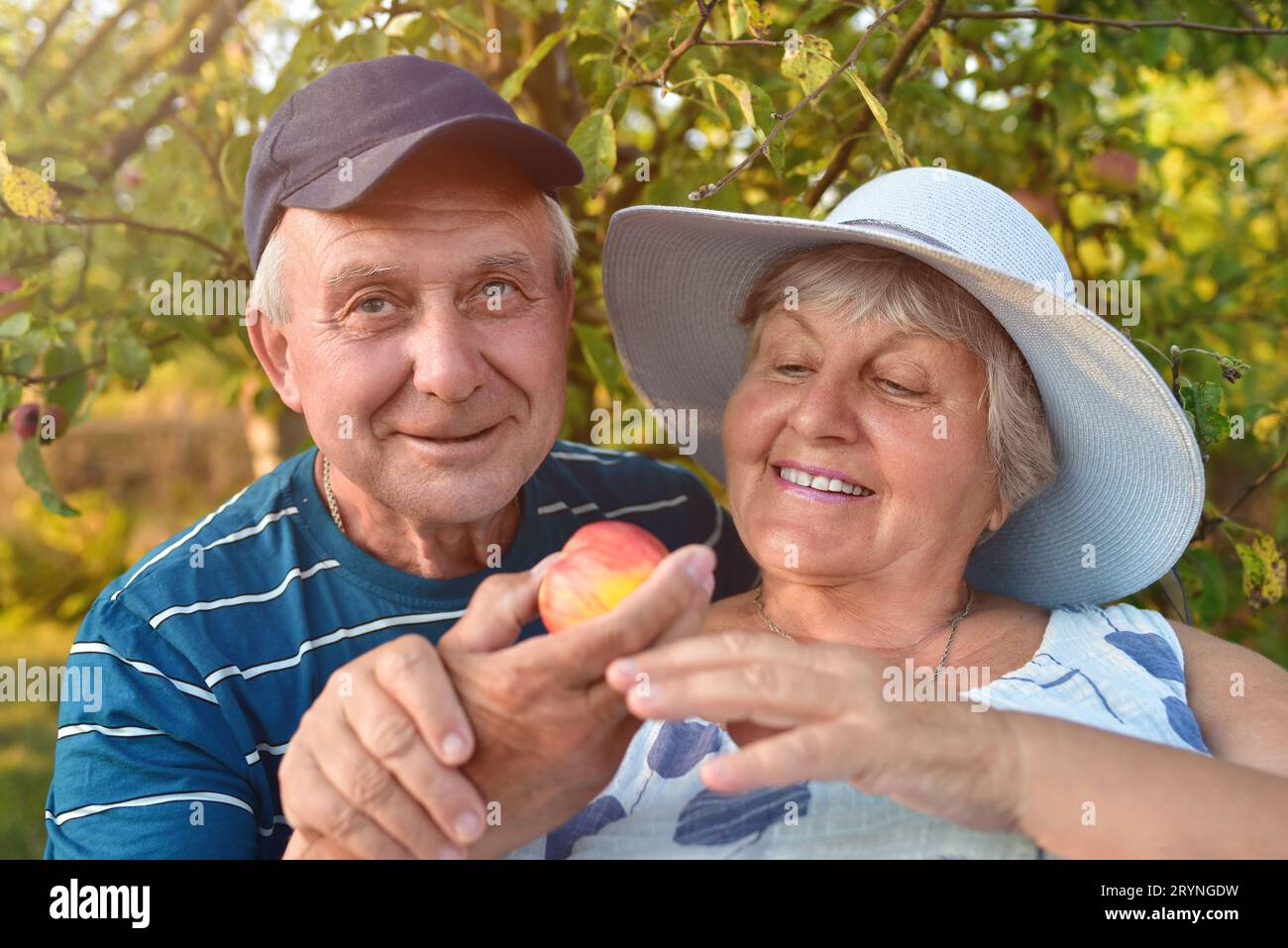 Old people together hi-res stock photography and images - Alamy