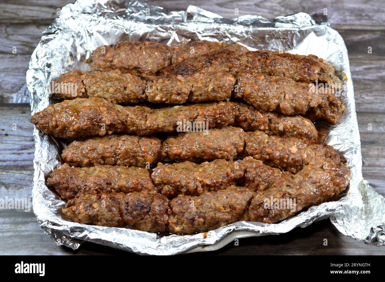 Arabic cuisine traditional food beef Kofta, kebab and tarb kofta shish ...