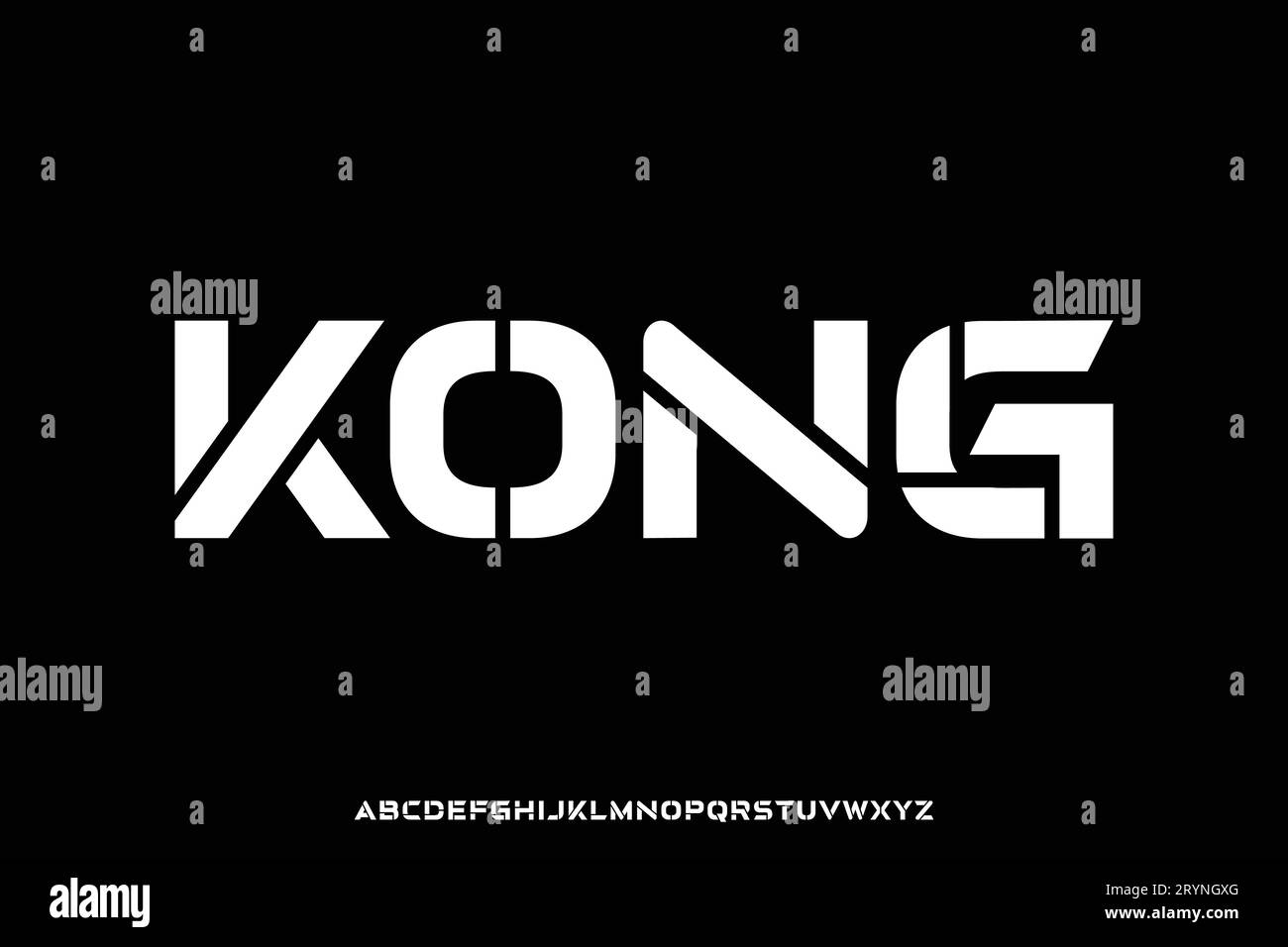 Stencil font hi-res stock photography and images - Alamy