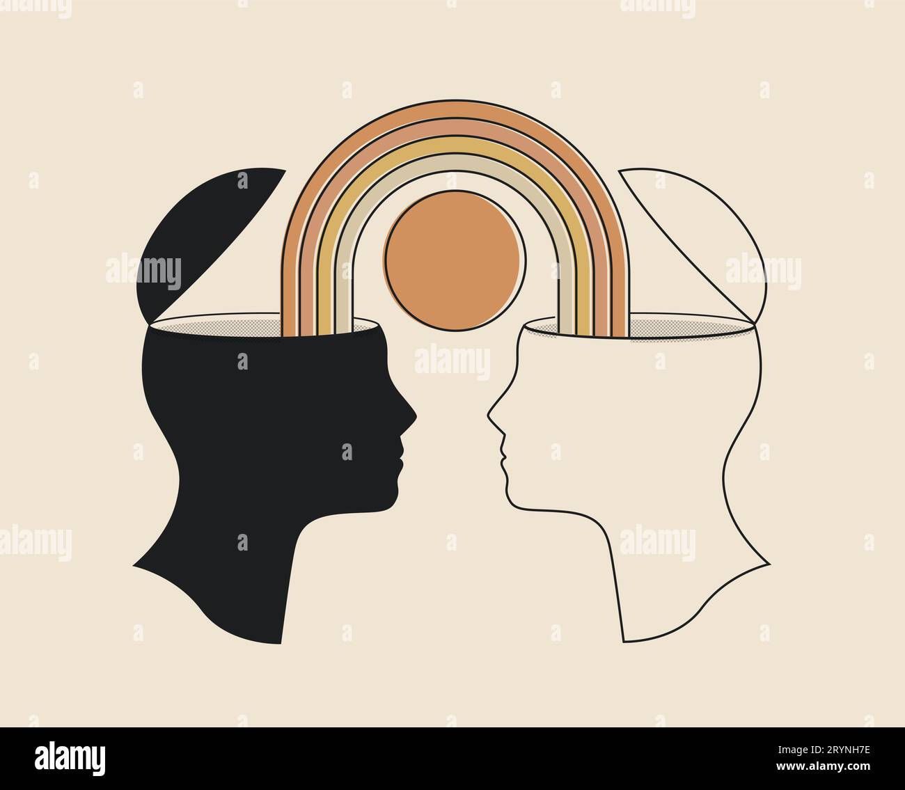 Empathy vector vectors hi-res stock photography and images - Alamy