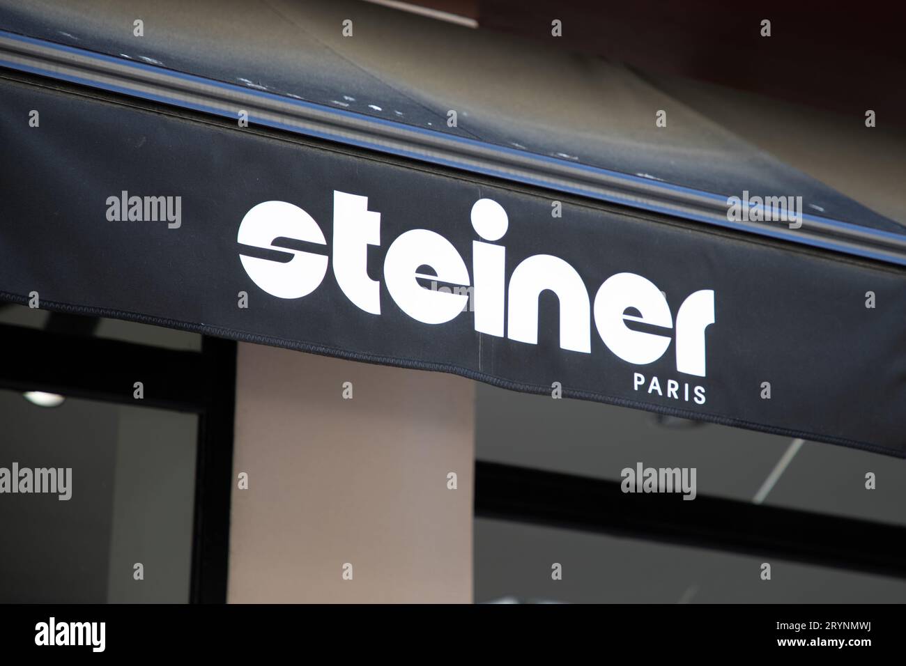 Bordeaux , France - 09 18 2023 : Steiner paris sign text shop logo ...