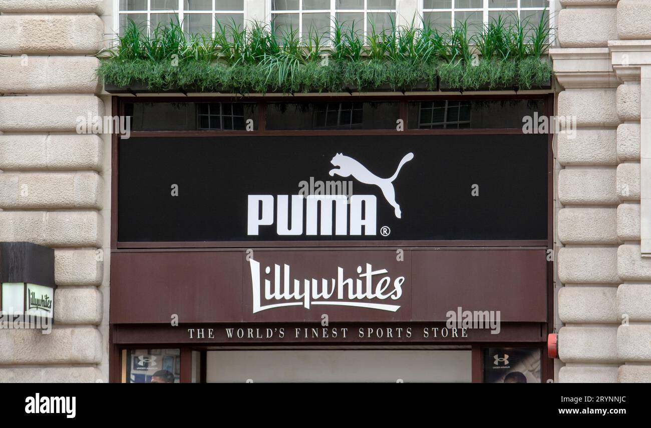 London, UK - May, 7, 2023 : Lillywhites storefront. Lillywhites is a ...