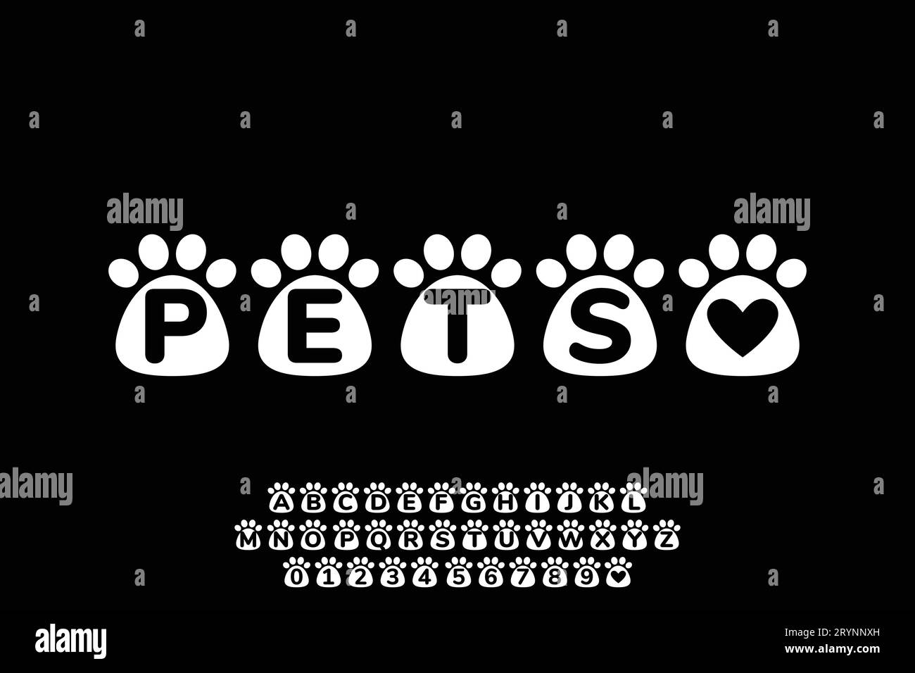 Pet font Black and White Stock Photos & Images - Alamy
