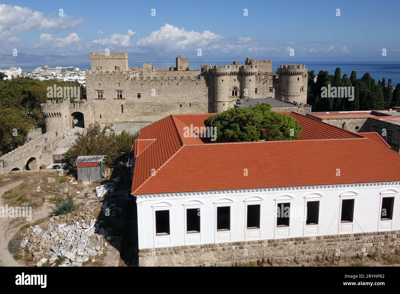 Grand Master Palace in Rhodes City Stock Photo - Alamy