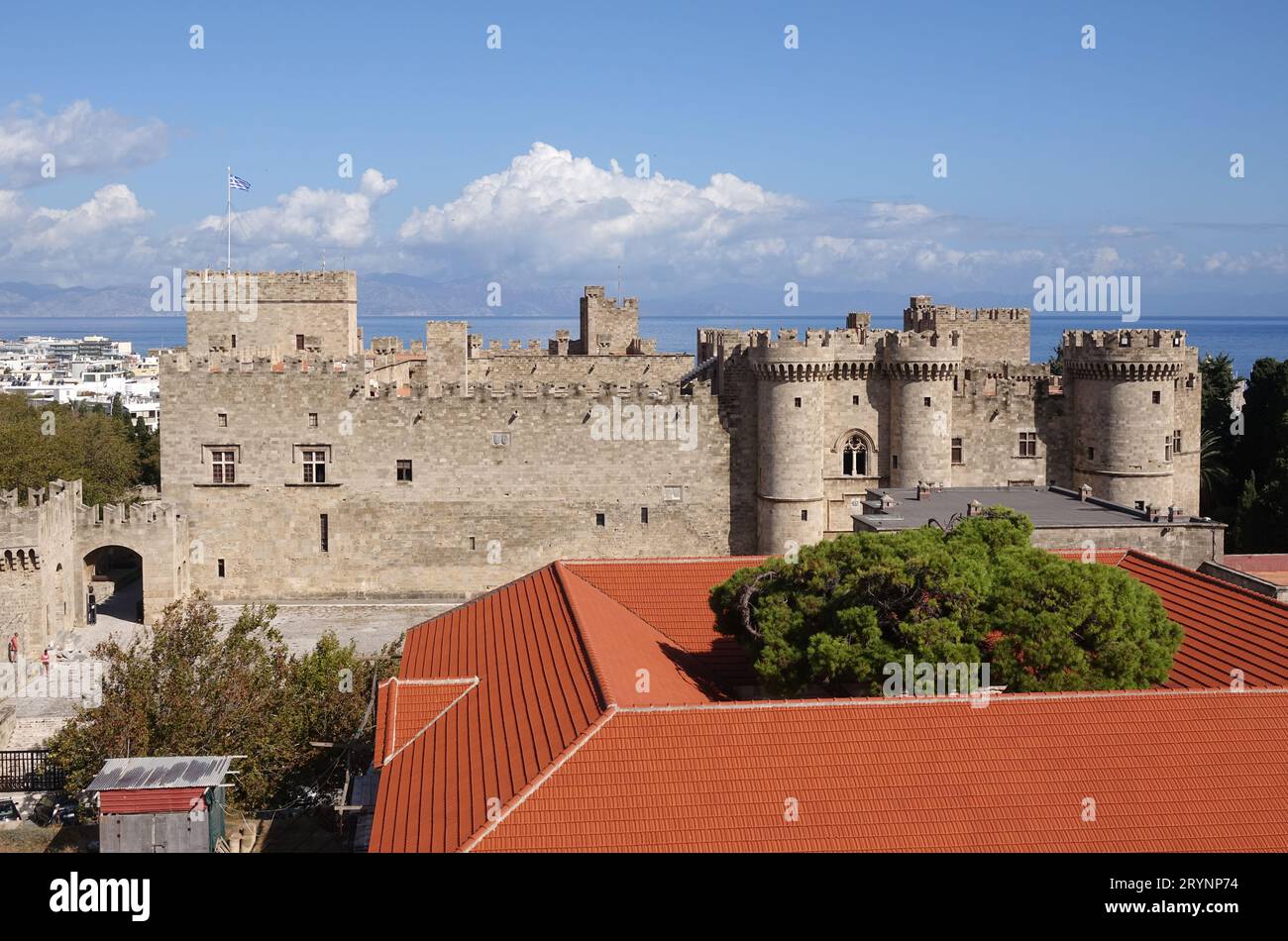 Grand Master Palace in Rhodes City Stock Photo - Alamy