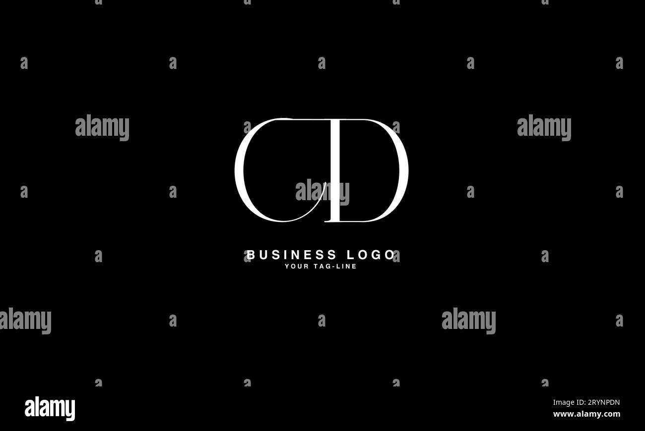 CD, DC, Abstract Logo Design Stock Vector Image & Art - Alamy