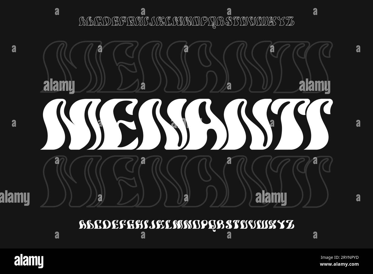 Stylish alphabet hi-res stock photography and images - Alamy