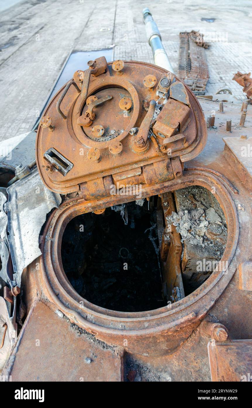 Military weapon damage abandoned hi-res stock photography and images ...