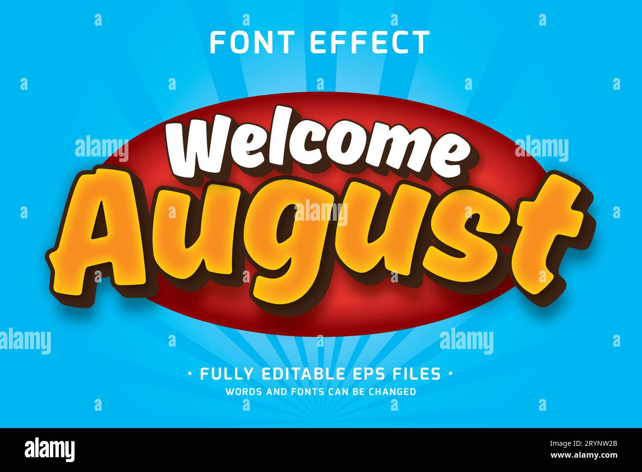 Text effect illustrator Stock Vector Images - Alamy