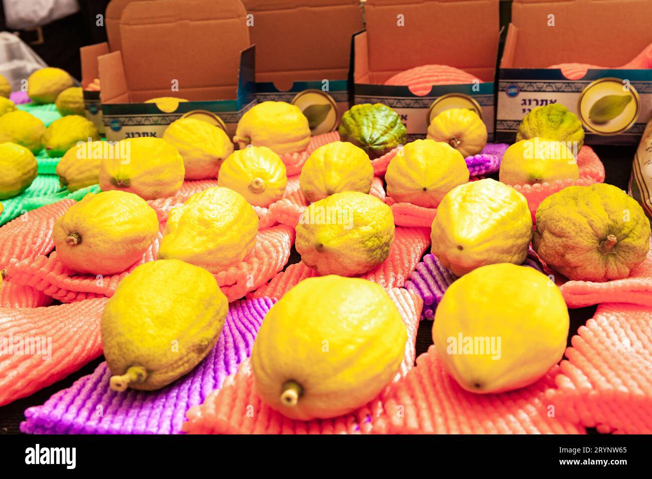 The sale of ritual plants Stock Photo - Alamy