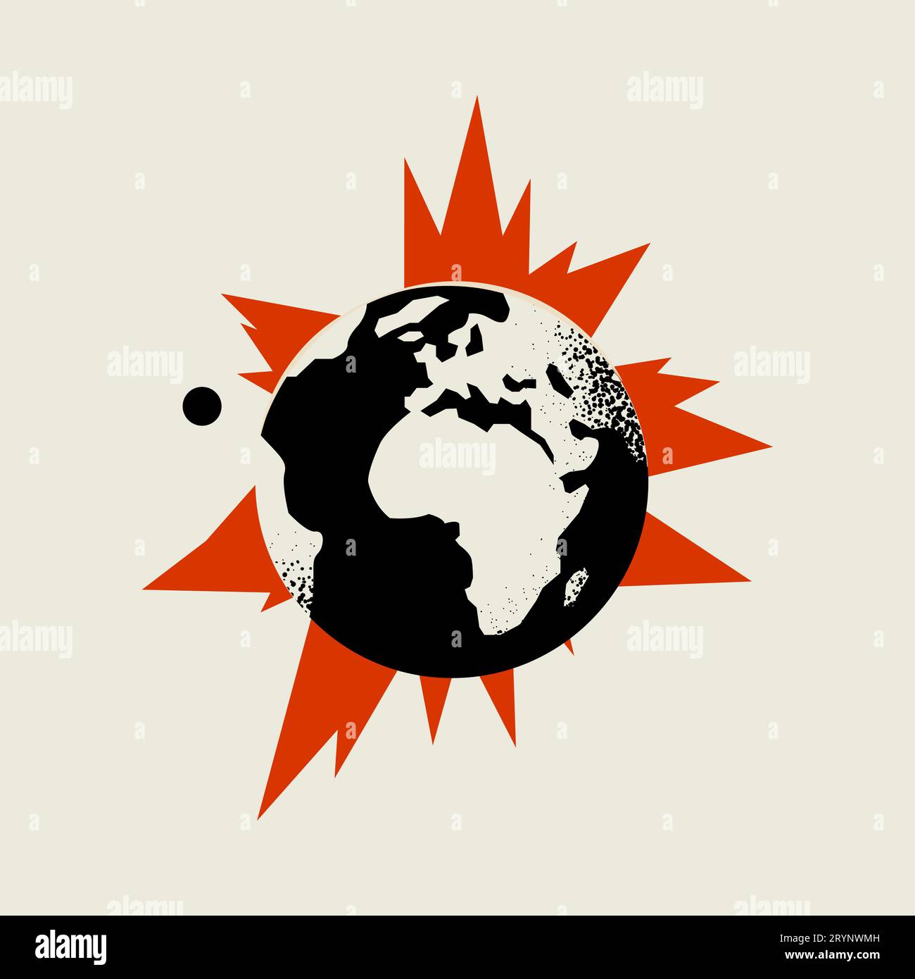 World in trouble Stock Vector Images - Alamy