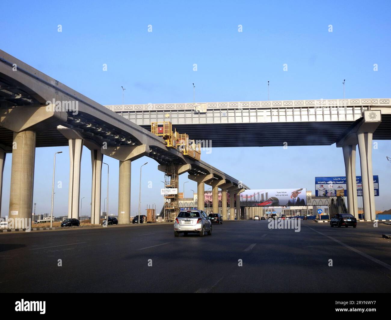 Cairo, Egypt, August 30 2023: Construction site of Cairo Egyptian ...
