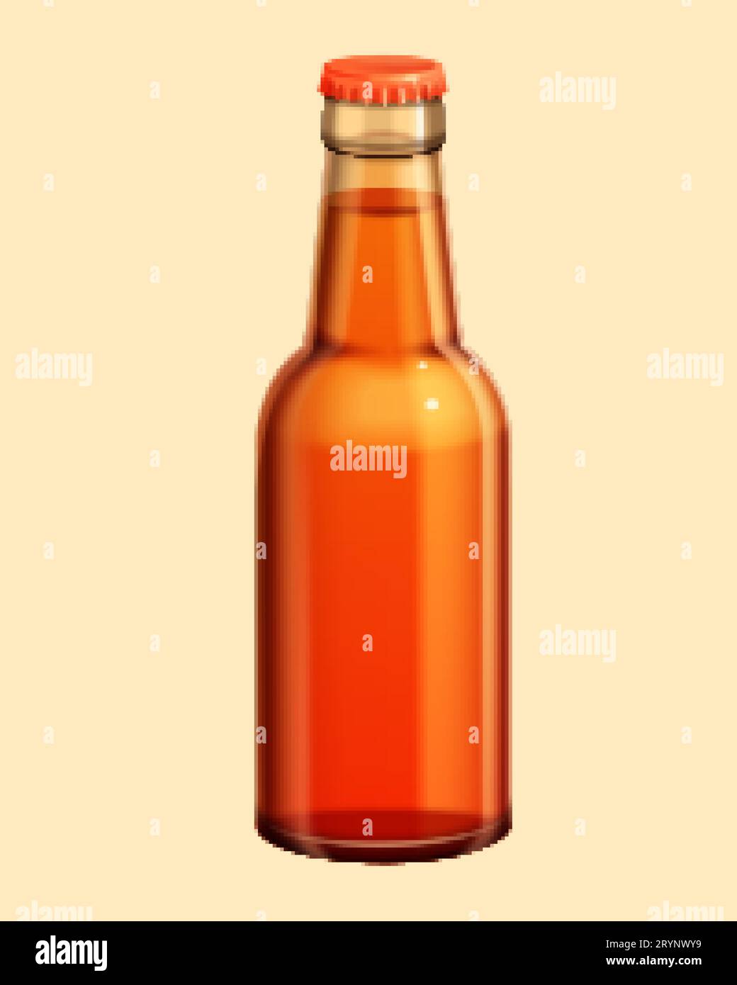 Blank Beer Bottle Stock Vector Images Alamy