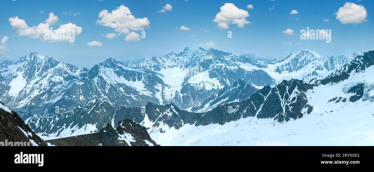 Austria view snowy mountain hi-res stock photography and images - Alamy