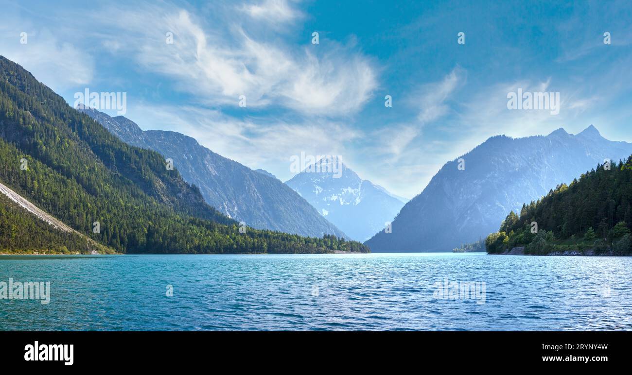Plansee summer landscape fir hi-res stock photography and images - Alamy