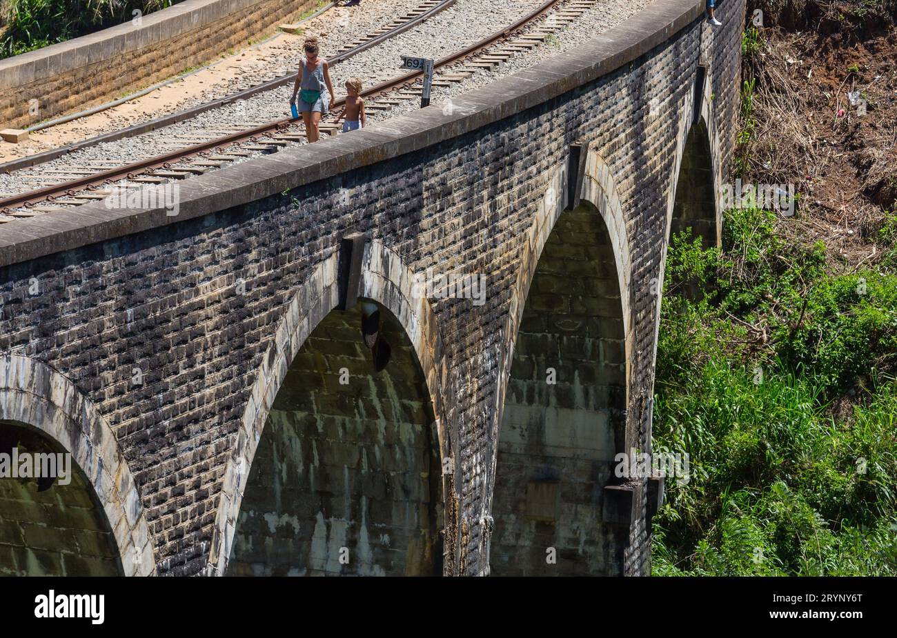 Bridge on Sri Lanka Stock Photo - Alamy