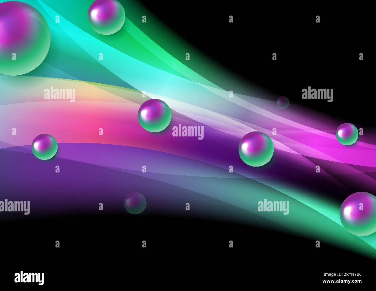 3d holographic spheres hi-res stock photography and images - Alamy