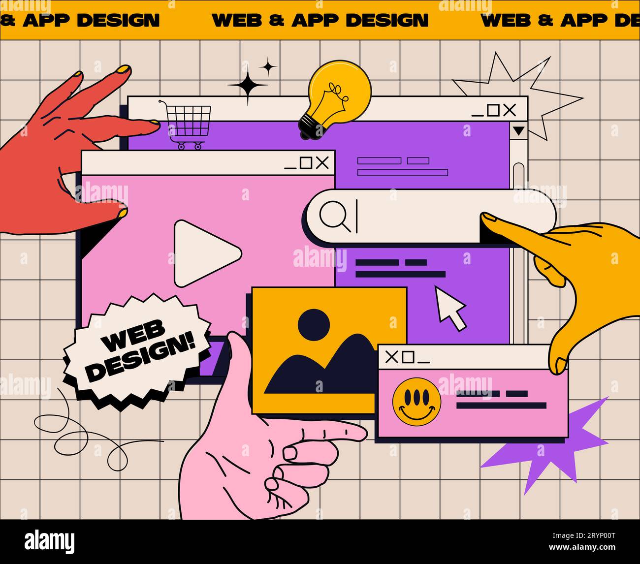 Process redesign Stock Vector Images - Alamy