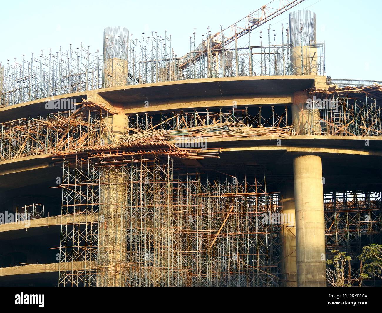 Concrete columns support structure hi-res stock photography and images ...