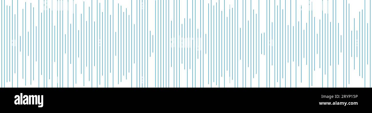 Blue equalizer lines abstract futuristic tech banner design. Vector ...