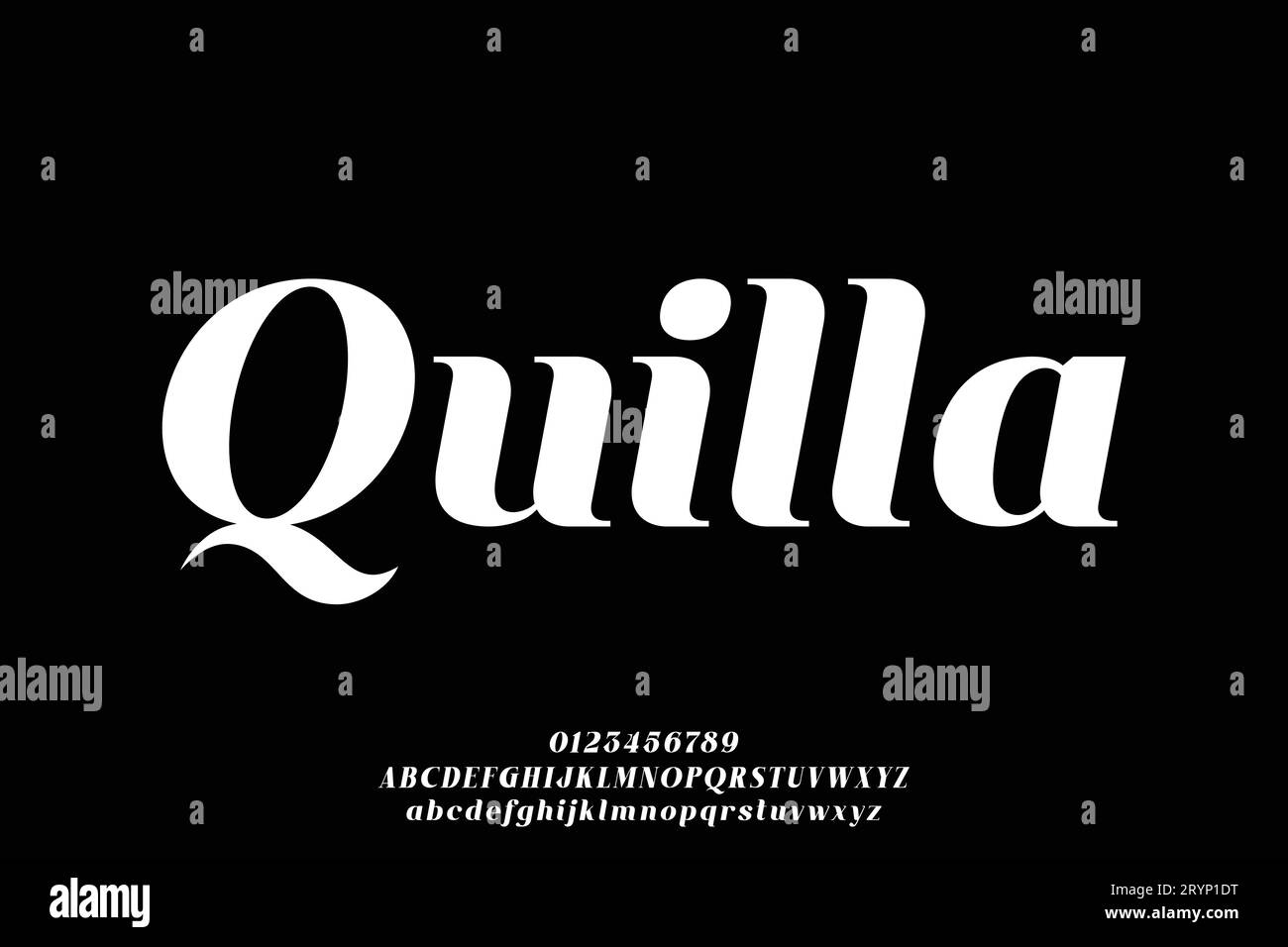 Minimal fonts vector vectors Black and White Stock Photos & Images - Alamy