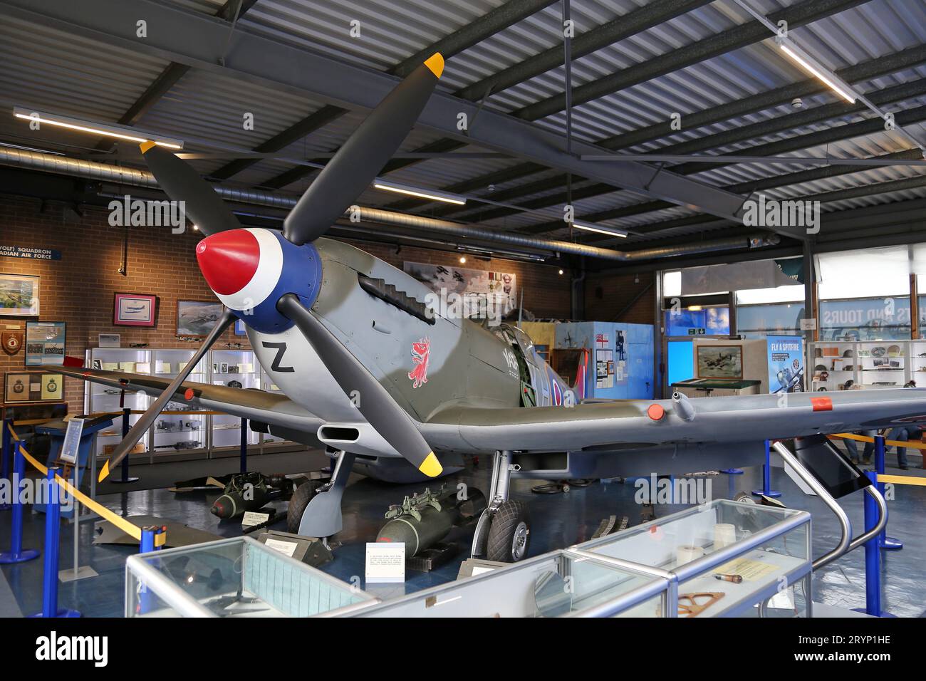 Supermarine Spitfire MkXVI (1944), Spitfire and Hurricane Memorial Museum, Manston, Ramsgate ...